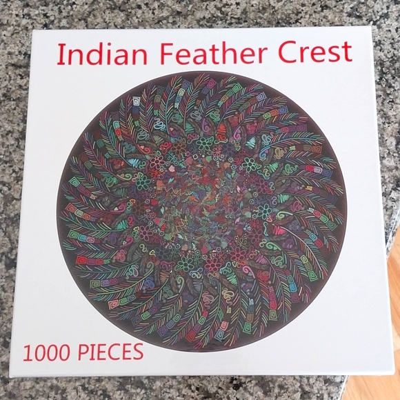 Bgraamiens | Games | 00 Piece Bgraamiens Puzzle Indian Feather Crest ...